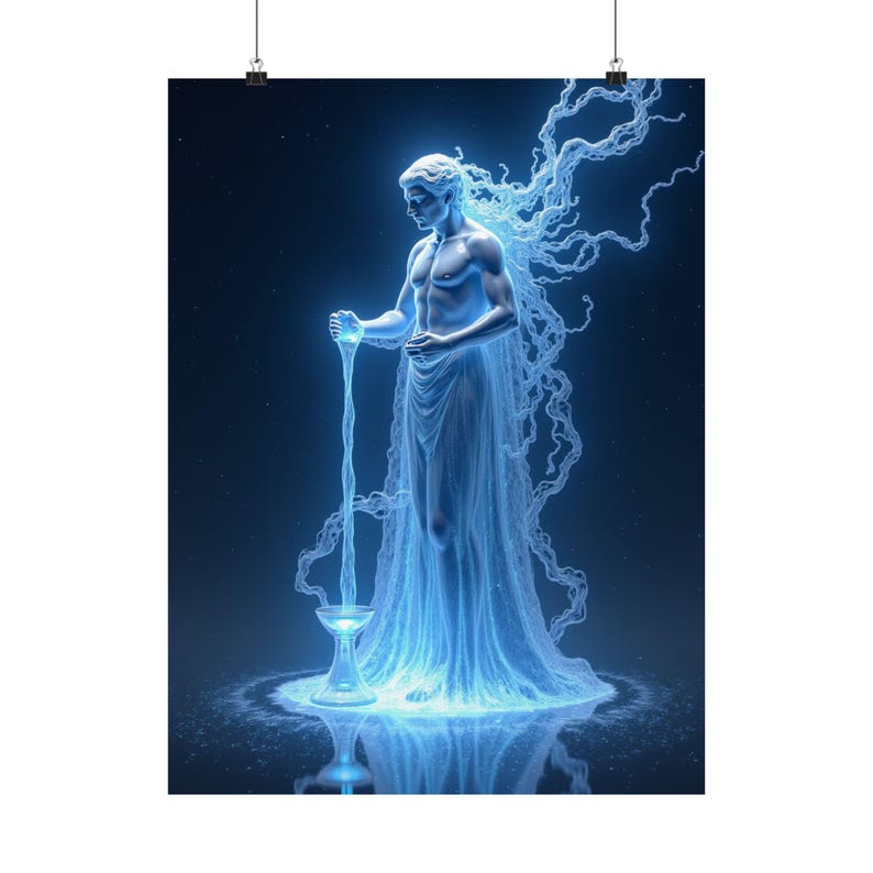Aquarius - the Water Bearer - Zodiac Signs - 18x24 Matte Poster - Etsy