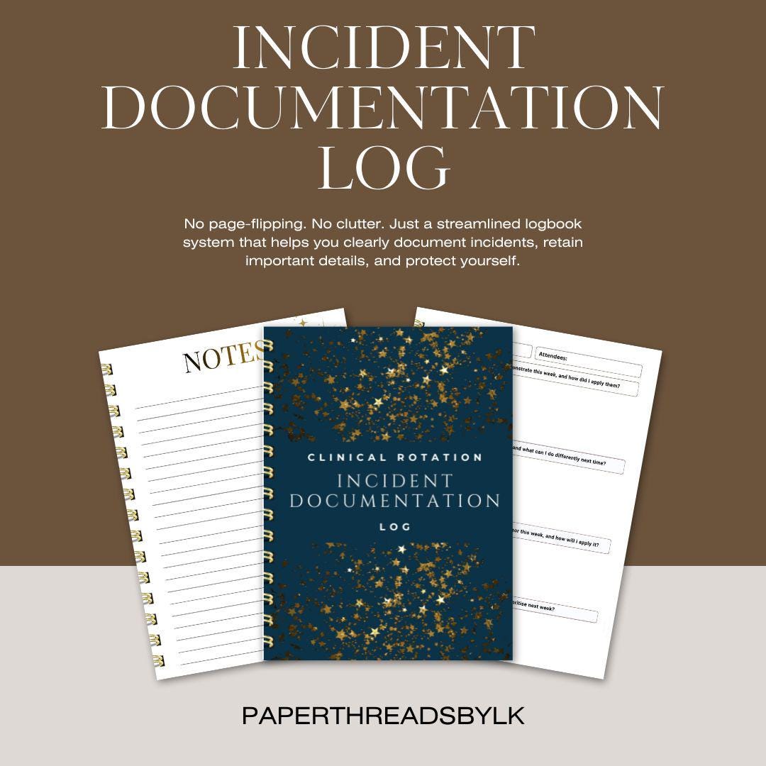 Incident Documentation Logbook | Digital Incident Report Template for ...