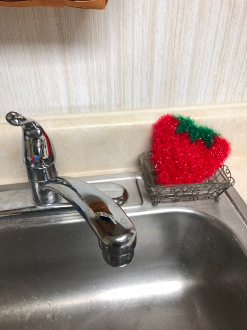 Dish Scrubbie, Dishcloth, Strawberry Scrubber, Susemi Scrubby, Kitchen ...