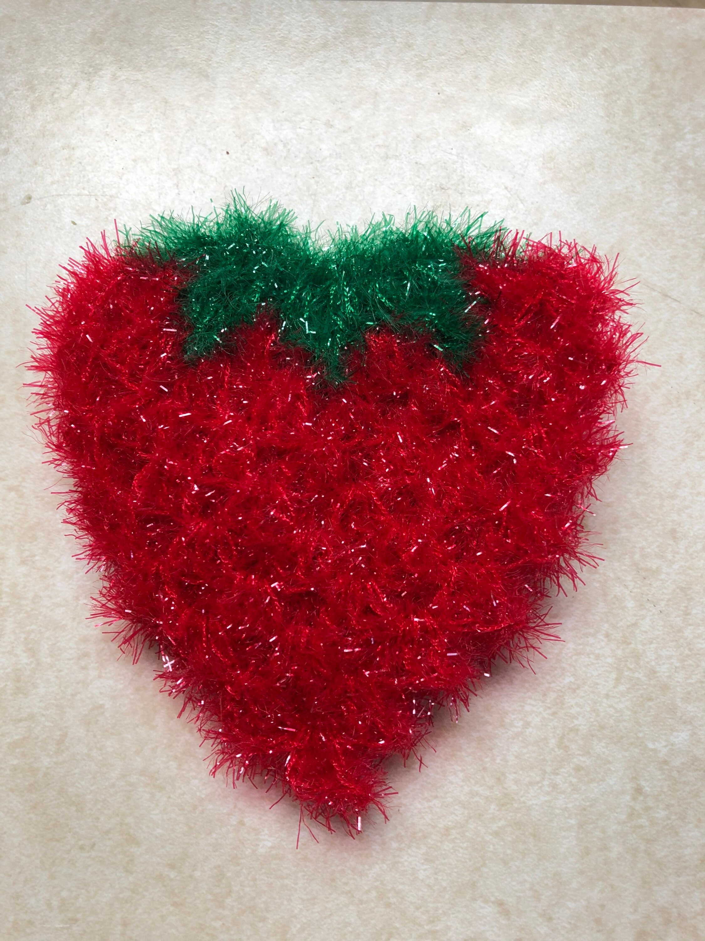 Dish Scrubbie, Dishcloth, Strawberry Scrubber, Susemi Scrubby, Kitchen ...