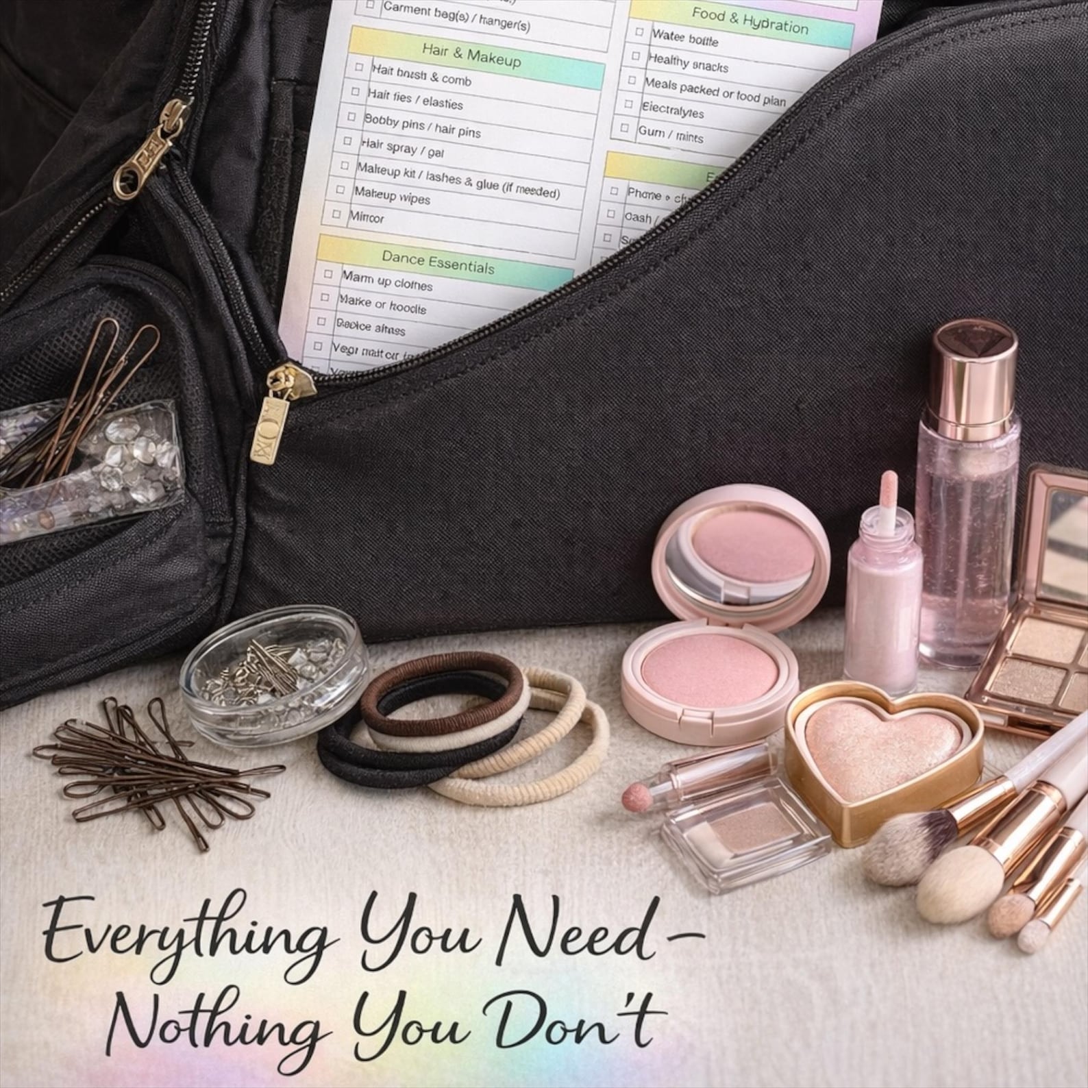 Dance Competition Checklist | Dancer Packing List (PDF & PNG) - Etsy