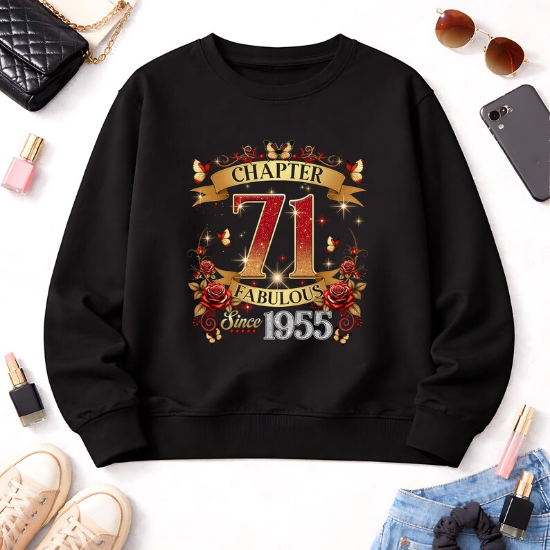 71st Birthday Gift for Women, Chapter 71 Since 1955, Personalized ...