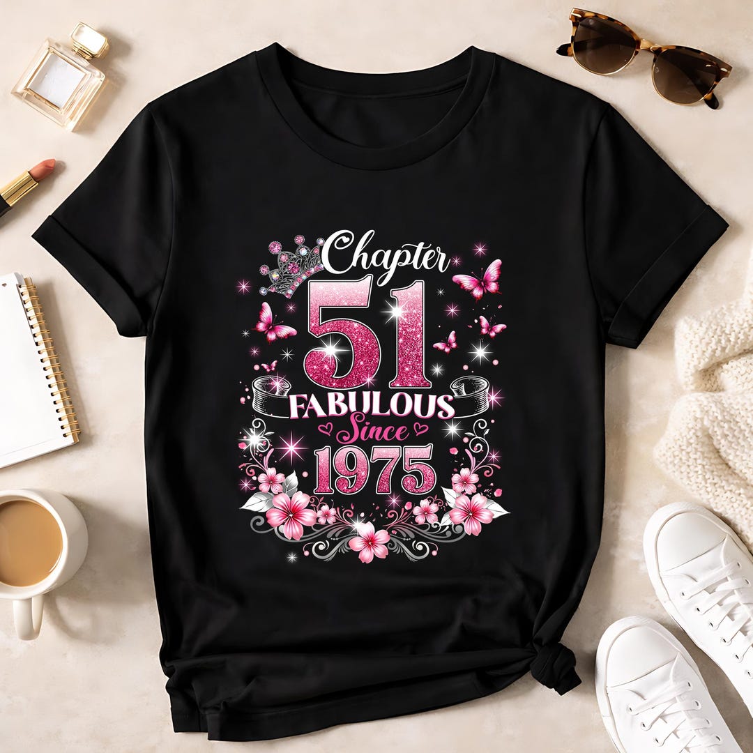 51st Birthday Gift for Women, Chapter 51 Since 1975, Personalized ...