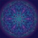 Introspection Mandala, Turquoise and Purple, Geometric Design, Mandala ...