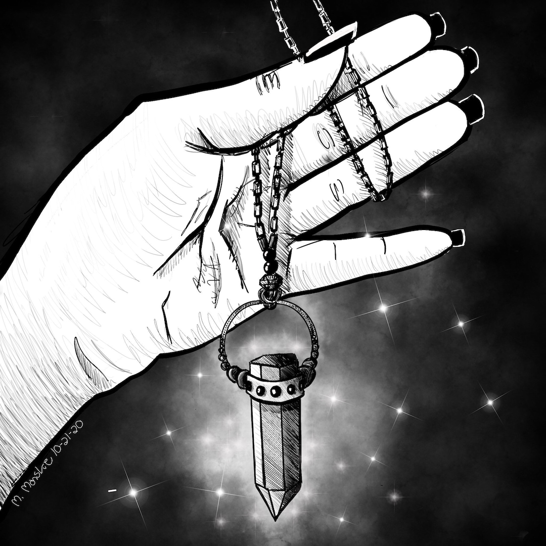 Hold Holding Pendulum Black and White Art Print - Etsy