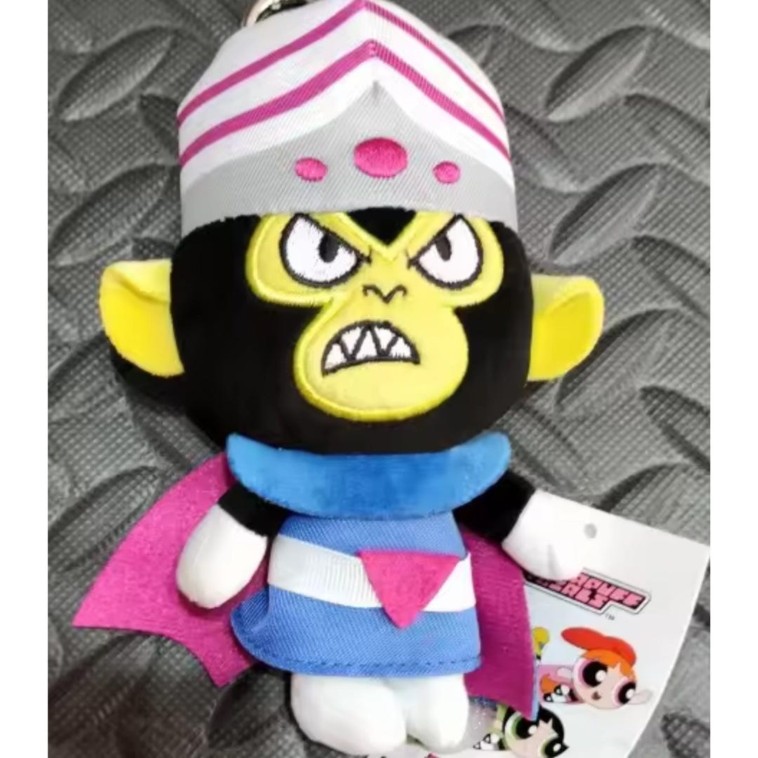 Princessmorbucks and Mojo Jojo Plush, Cut Power Anime Puff Girl, Gift ...