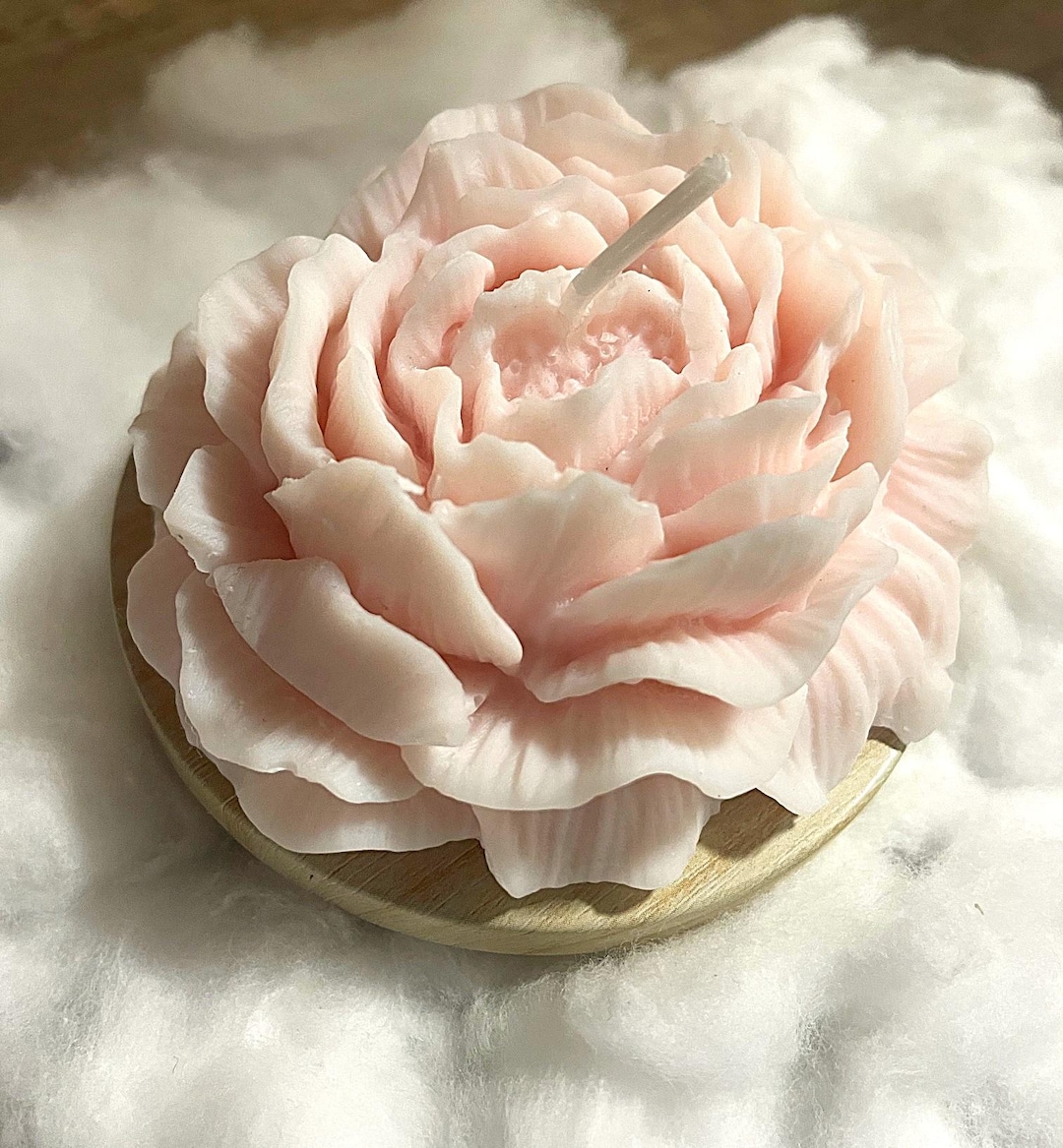 Elegant Scented Rose Candle - Etsy