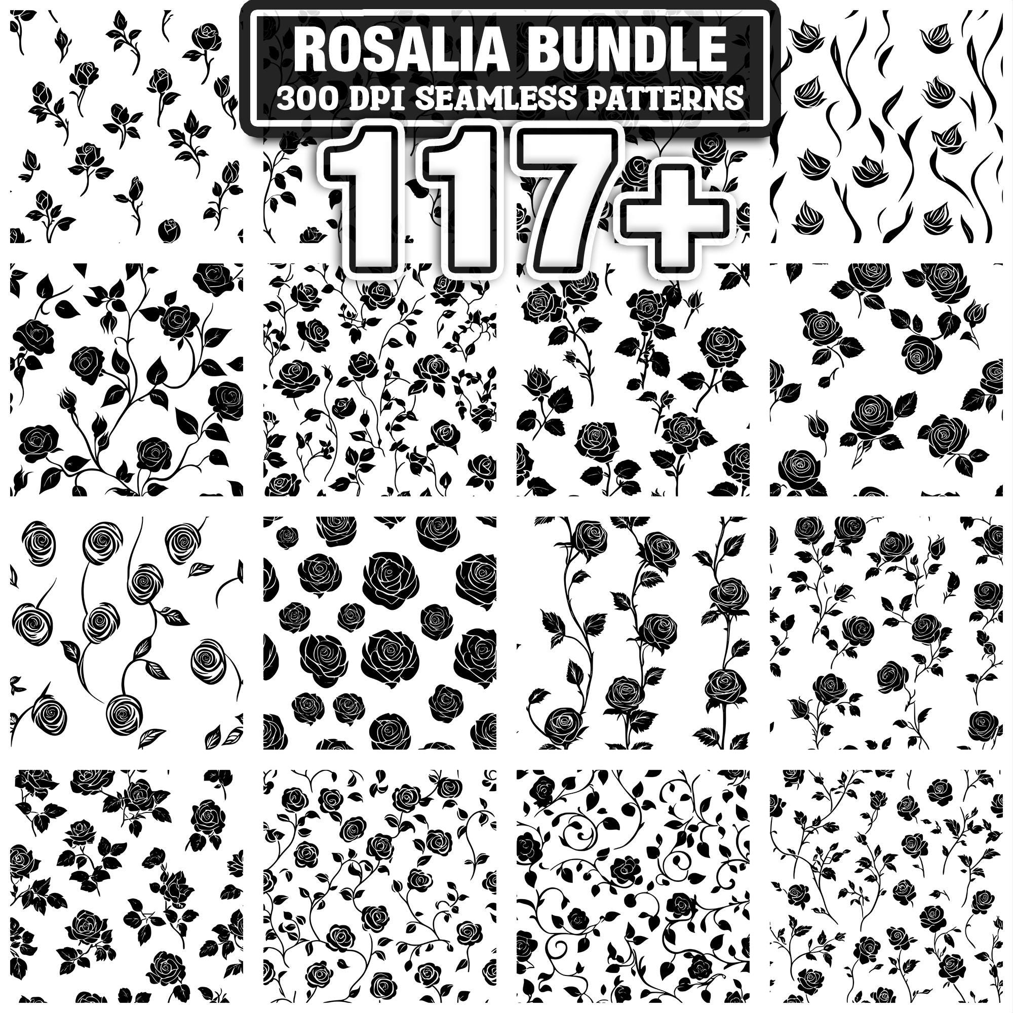 117+ Rosalia (rose Images) Svg, Png, Dxf, Eps Designs Bundle | Instant ...
