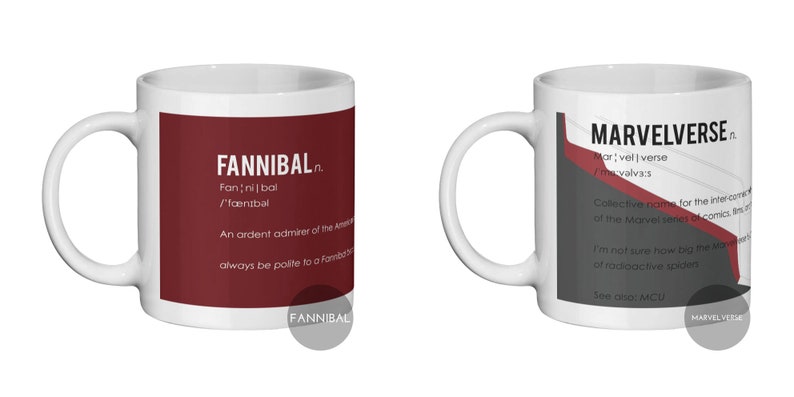 Fandom Definitions (the Tricky Second Series) 11oz Ceramic Mug - Choose ...
