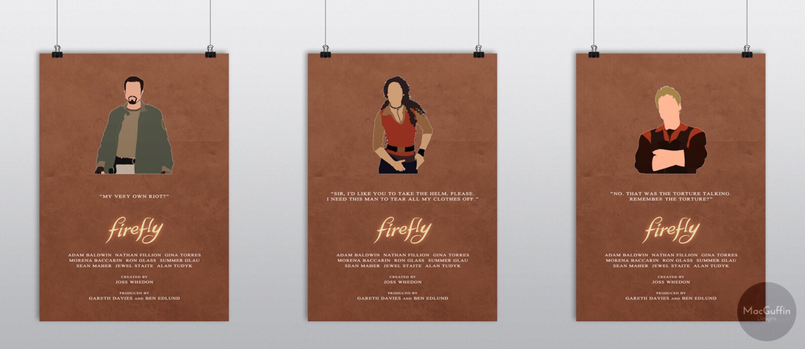 Firefly Poster Choose From 9 Characters made to Order - Etsy