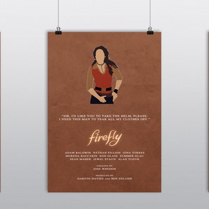 Firefly Poster - Choose From 9 Characters (made to Order) - Etsy