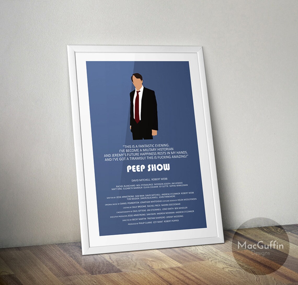 Peep Show Poster Choose From 3 Characters made to Order - Etsy
