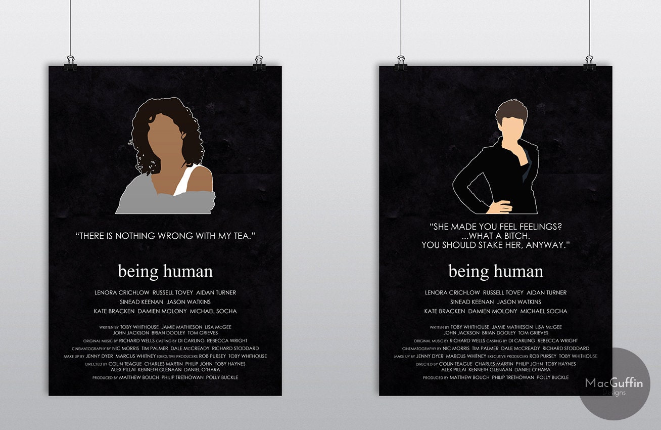Being Human Heroes Edition Poster Choose From 7 Characters | Etsy UK