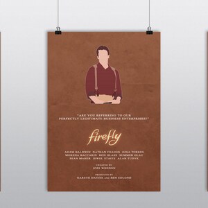 Firefly Poster - Choose From 9 Characters (made to Order) - Etsy