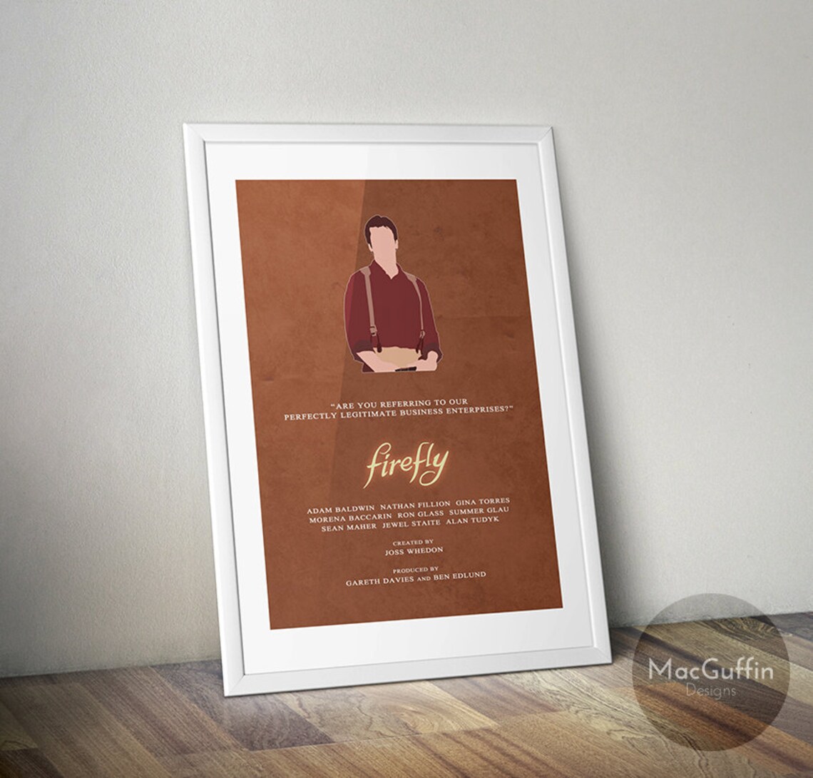 Firefly Poster Choose From 9 Characters made to Order - Etsy