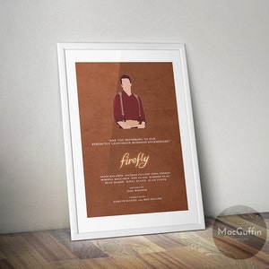 Firefly Poster - Choose From 9 Characters (made to Order) - Etsy