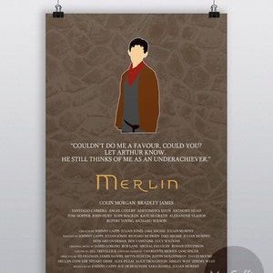 Merlin Poster - Choose From 2 Characters (made to Order) - Etsy