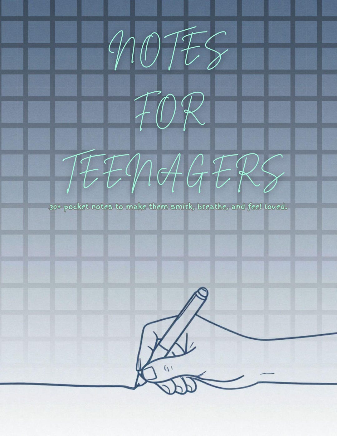 Printable Notes for Teenagers | 32 Pocket Notes Cards | - Etsy