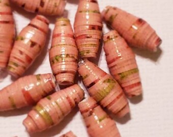 Paper beads handmade | Etsy