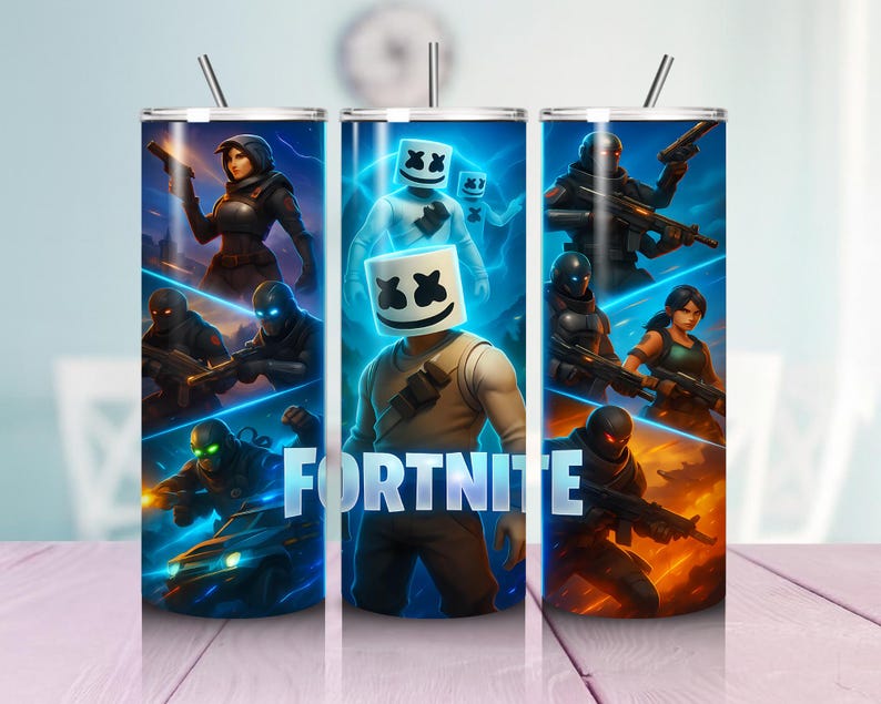 30+ Action Game Style Tumbler Wrap PNG | 20 Oz Battle Royale Inspired ...