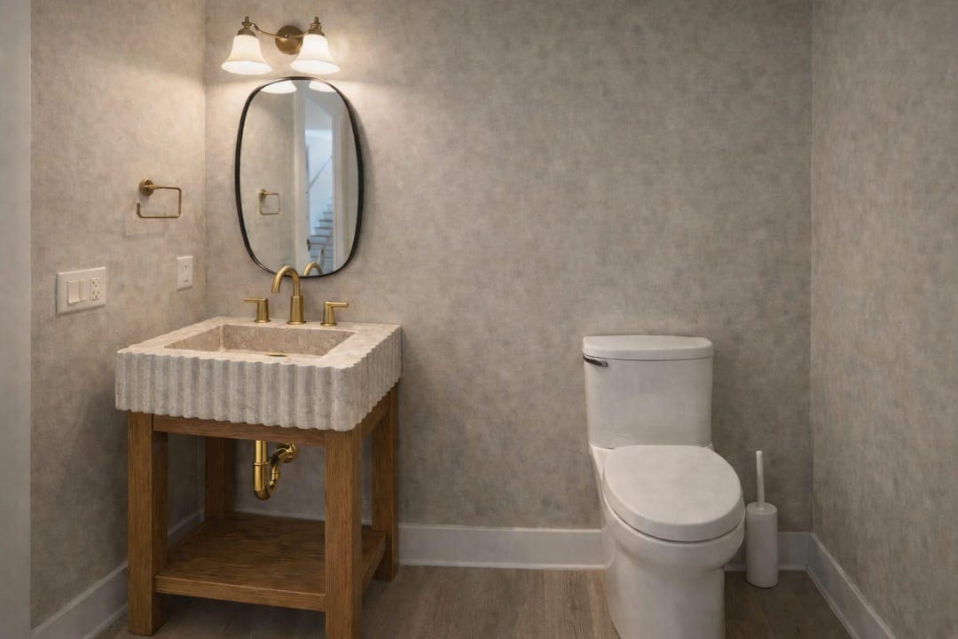 Handmade Travertine Marble Sink: Custom Size Bathroom Sink - Etsy