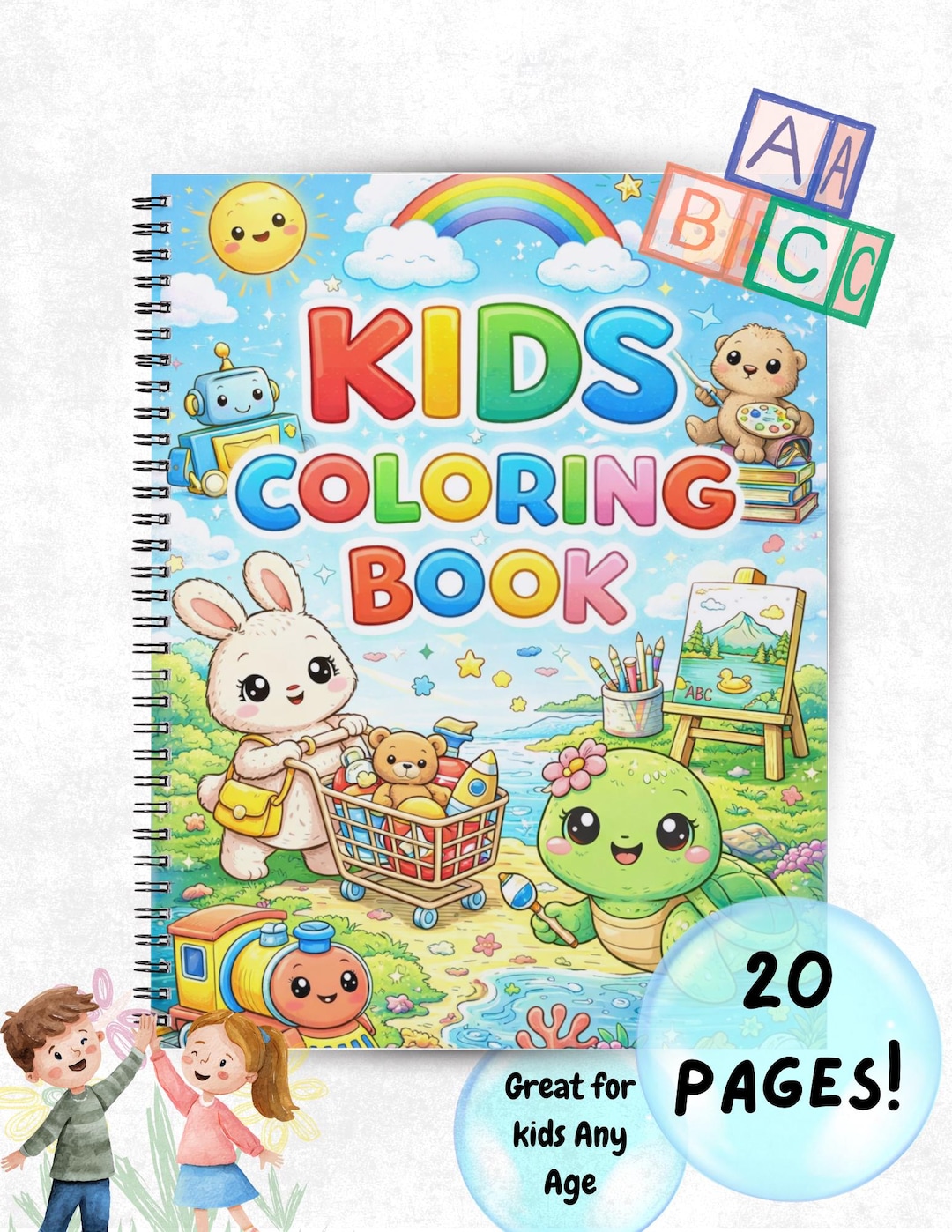 Kids Cute Coloring Book Printable | Fun & Happy Coloring Pages ...
