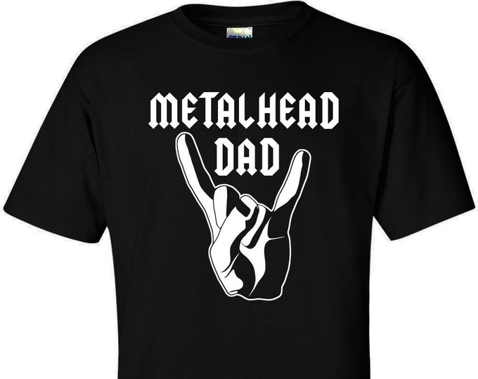 Metalhead Dad T-shirt - Etsy