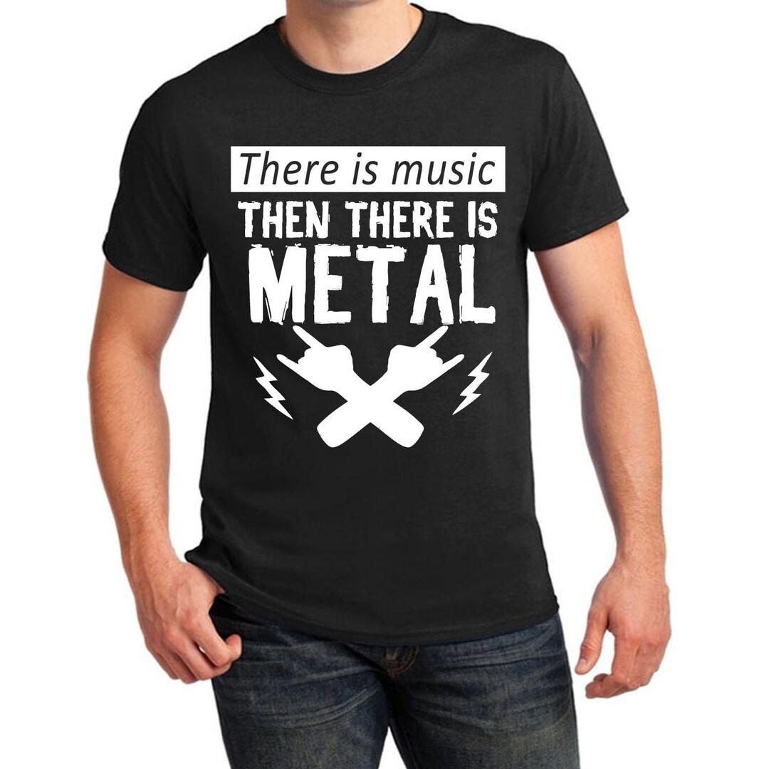 Heavy Metal Mens Tshirt With Saying - Etsy