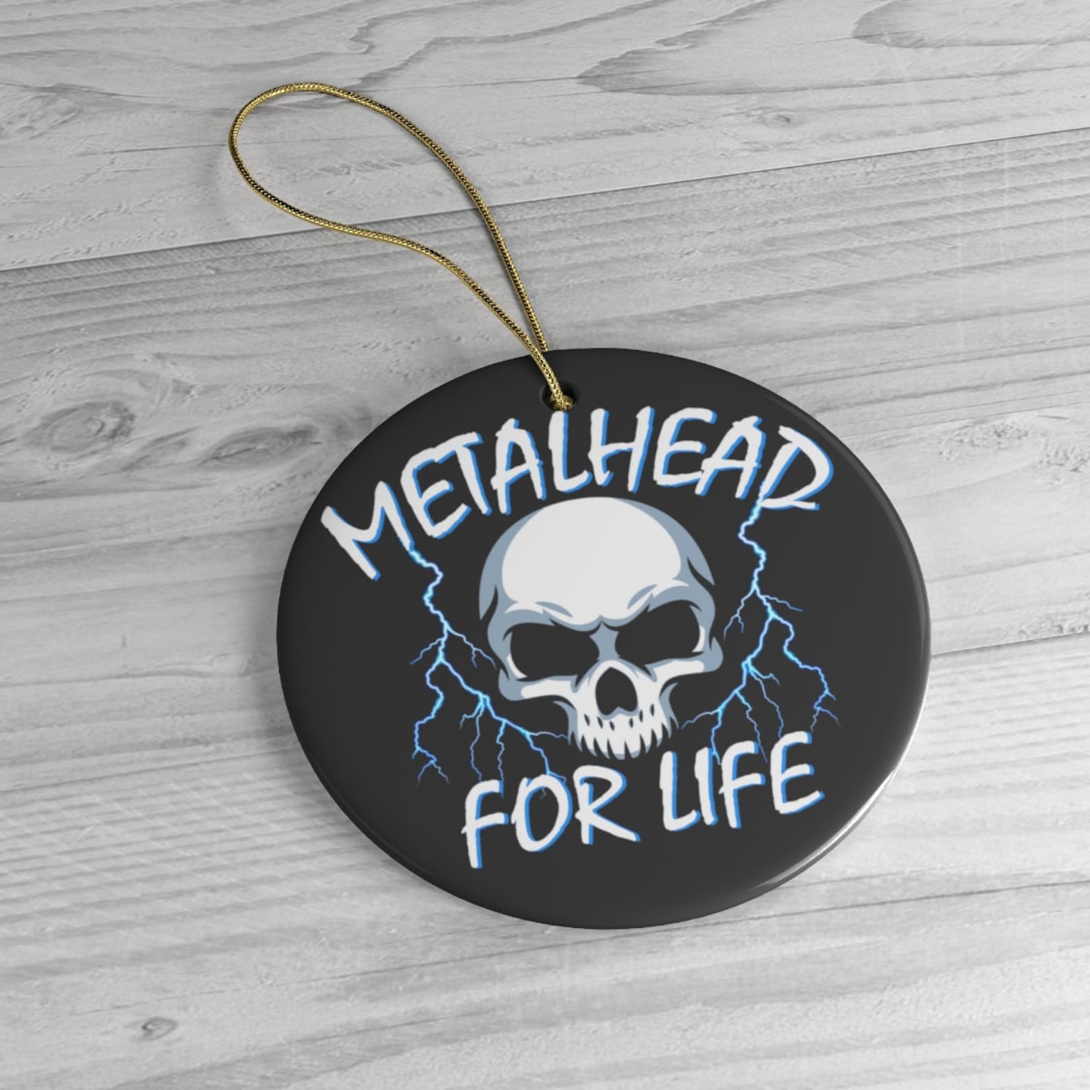 Heavy Metal Christmas Ornament | Etsy