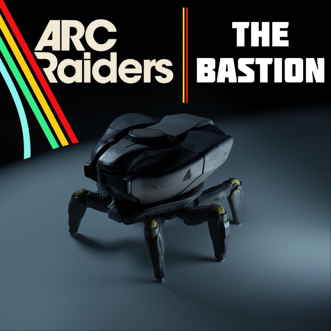 Arc Raiders Mini Bastion 3D Figure | Hand-painted Sci-fi Mech Statue ...