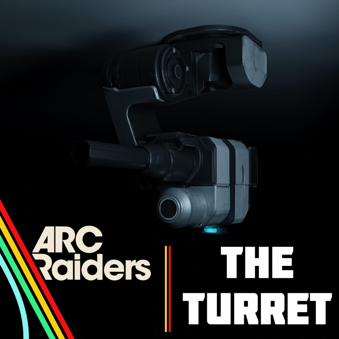 ARC Raiders – Turret 3D Figure | Hand-painted Sci-fi Defense Unit ...