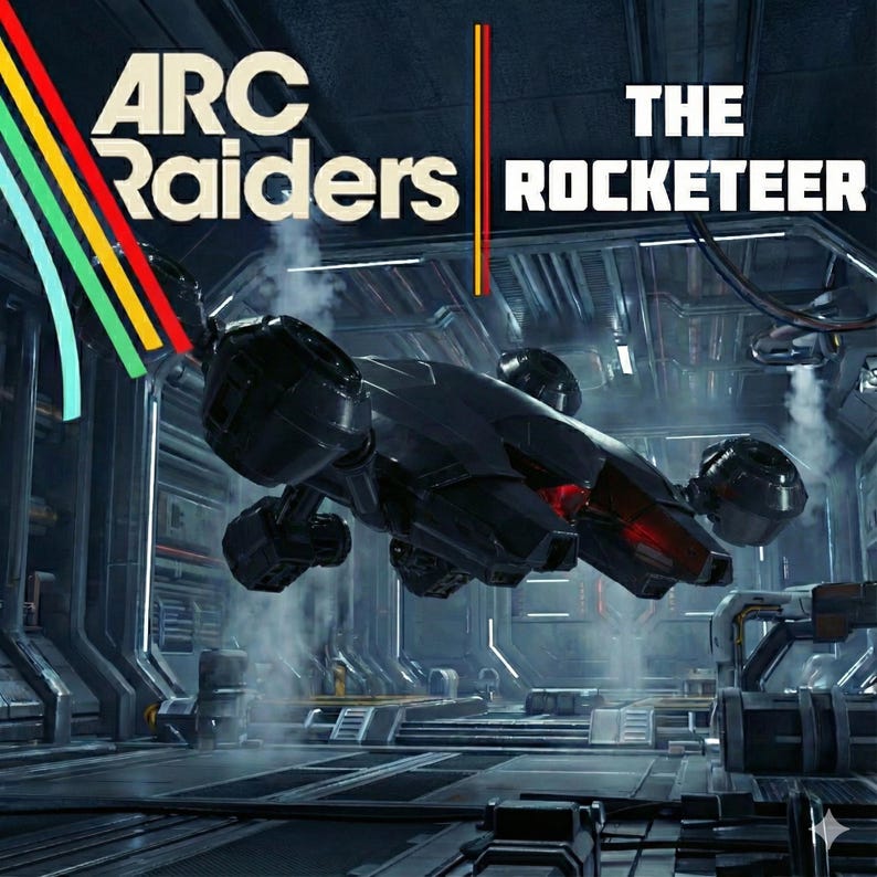 Arc Raiders Rocketeer 3D Figure | Hand-painted Sci-fi Soldier Statue ...