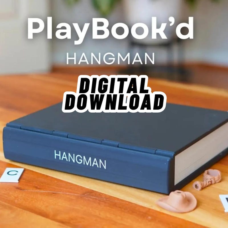 Hang Man Book - Etsy UK