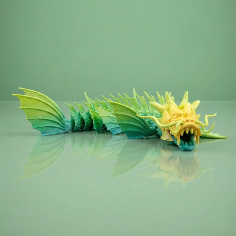 STL Pack 220+ Flexi Dragons – Articulated Dragon Models for 3D Printing ...