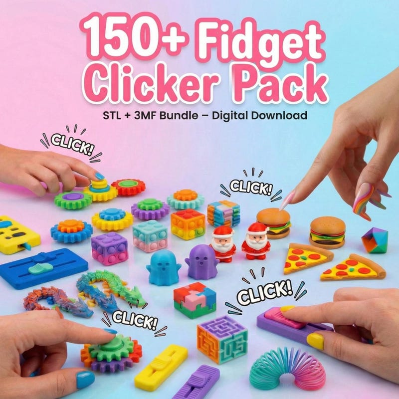 3d printed clickers pack - Etsy.de
