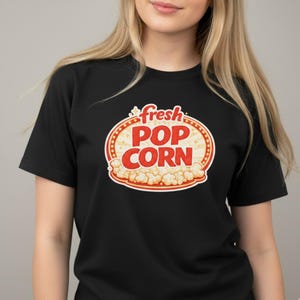 Fresh Popcorn SVG PNG | Movie Night Snack Bar Sign | Popcorn Wall Art ...