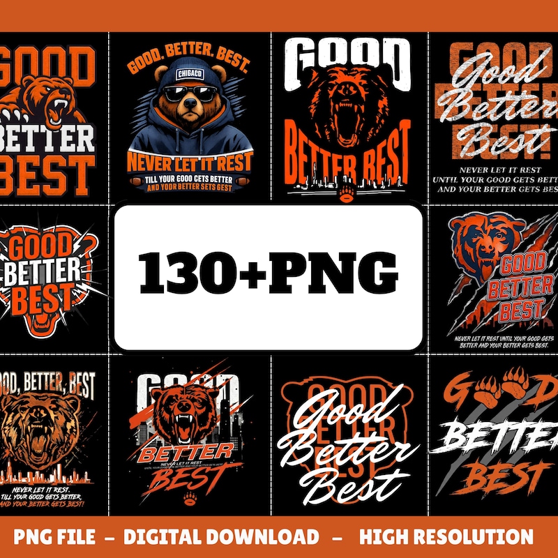 Football Bears Png Design - Etsy