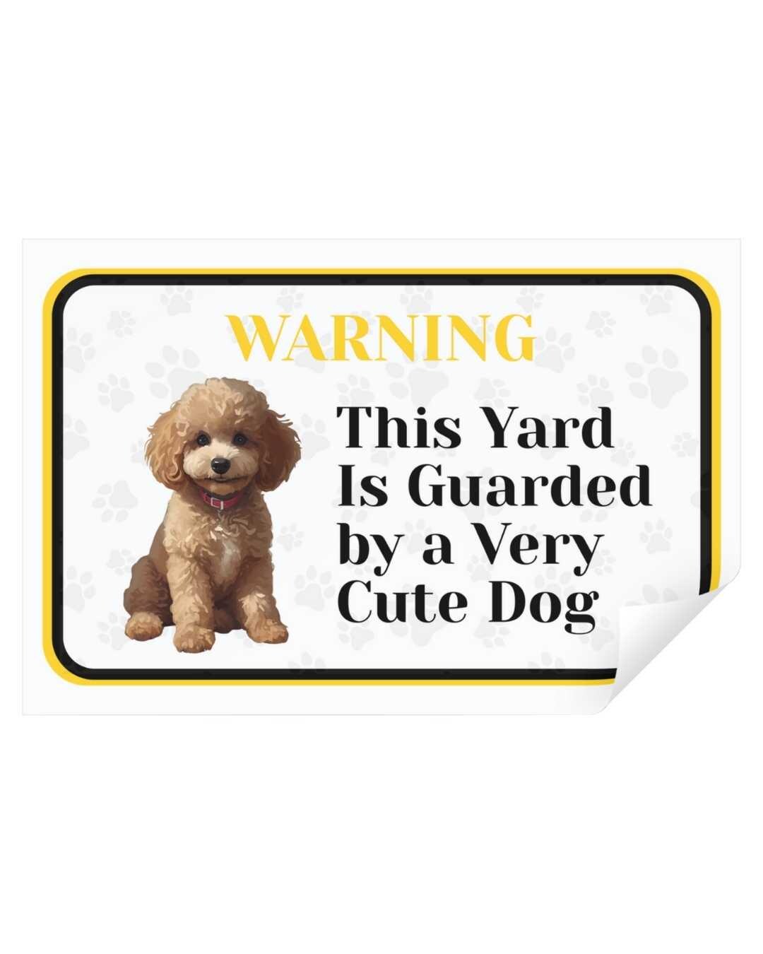 Funny Dog Warning Signs Bundle | Printable Dog Fence Sign | Humorous ...