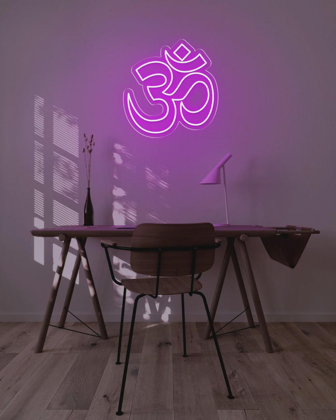 Custom Om Symbol Neon Sign, Size; 16-100 Inches, Color; Determined Upon ...
