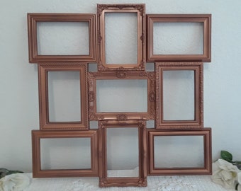 Gold Photo Frame Collage Seating Chart - Etsy