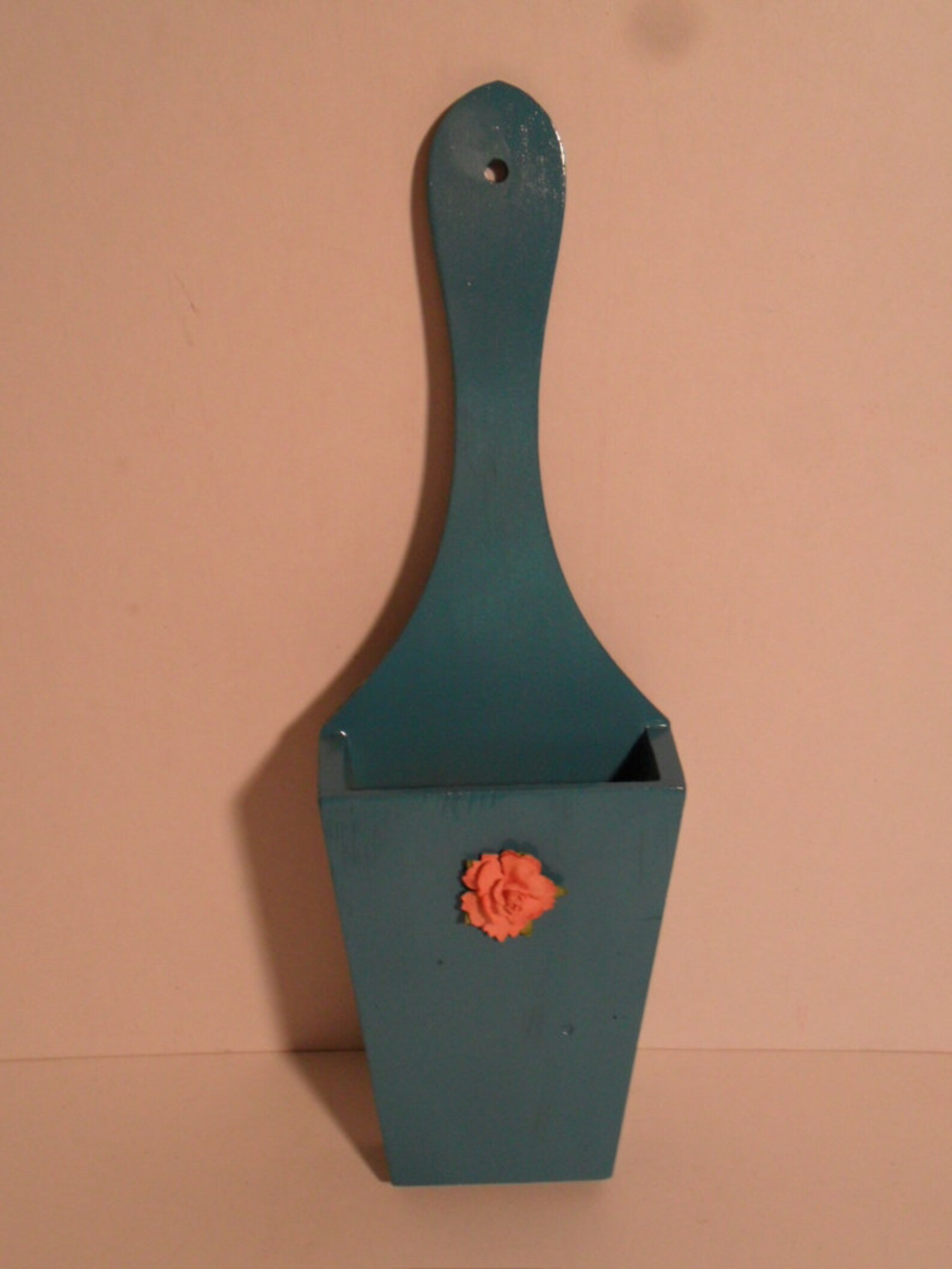 Rustic Aqua Turquoise Blue Shabby Chic Wall Pocket Beach - Etsy