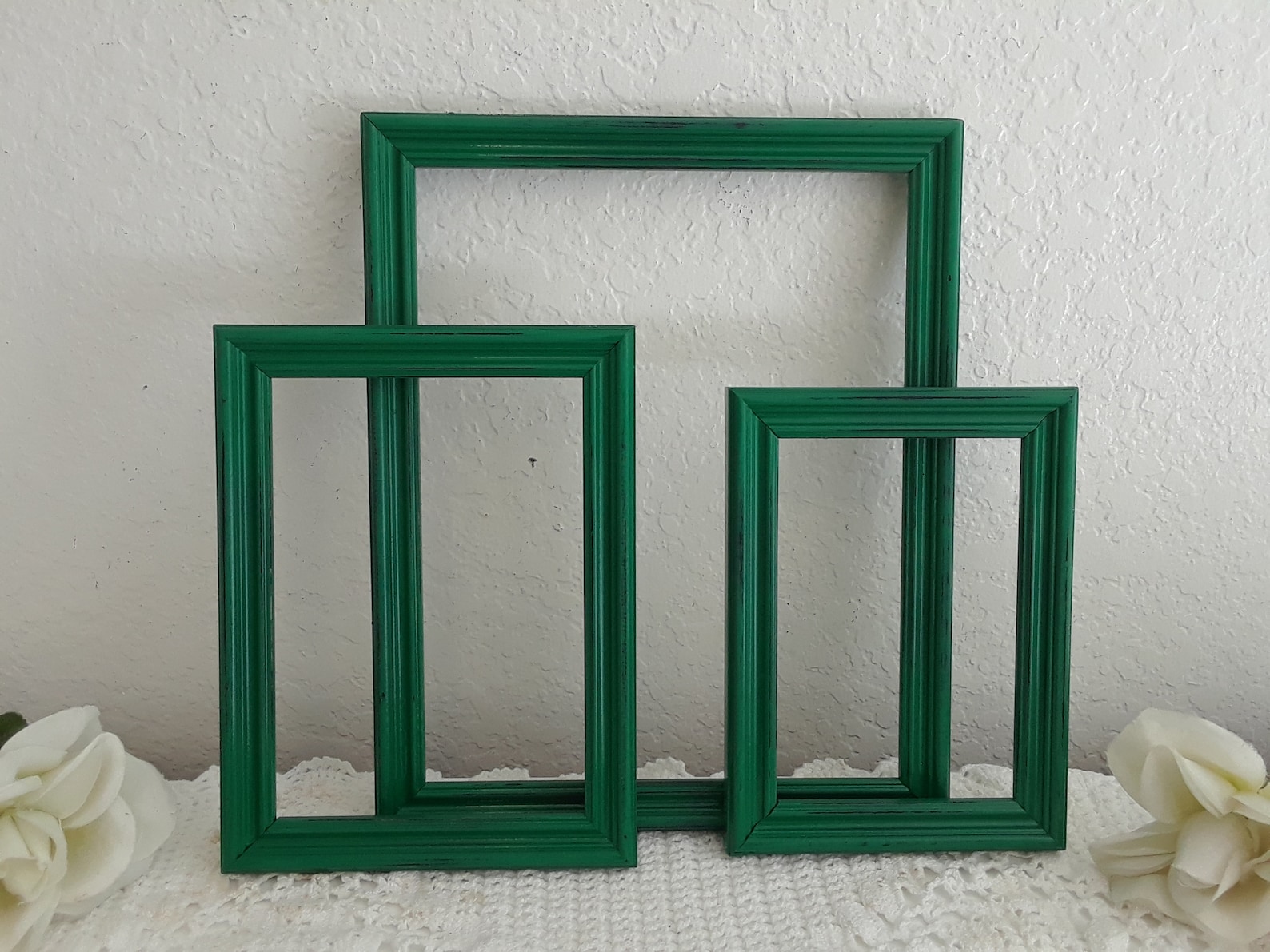Gloss Meadow Green Picture Frame Set Photo Gallery Collection - Etsy