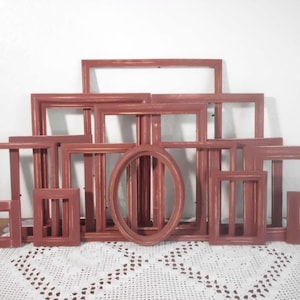 Barn Red Frame Set Large Instant Collection Rustic Shabby Chic ...