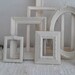 Antique off White Picture Frame Set up Cycled Vintage Photo - Etsy