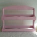 Pink Spice Rack Upcycled Vintage Rustic Shabby Chic Distressed Wood 2 ...