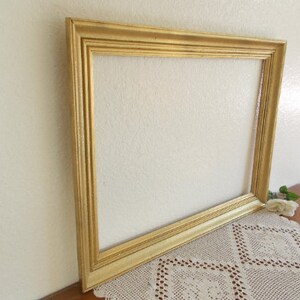 Large Gold Glitter Picture Frame 18 X 24 Photo Decoration Upcycled ...