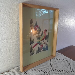 Vintage Shirrell Graves Art Deco Framed Airbrush Watercolor Painting ...