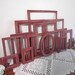 Barn Red Frame Set Large Instant Collection Rustic Shabby Chic ...