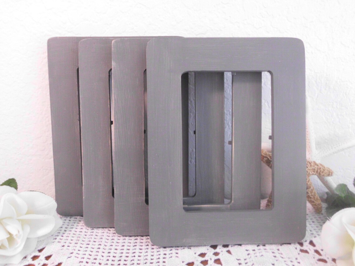 Rustic Gray Wedding Frame Shabby Chic Distressed Grey 4 X 6 - Etsy
