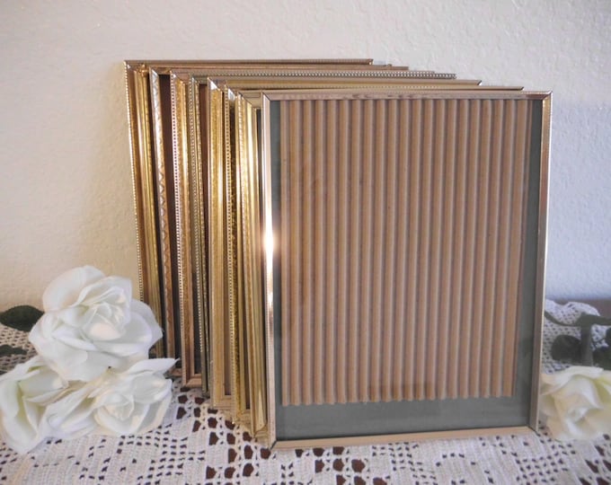 Vintage Gold Frame 8 X 10 Rustic Hollywood Regency Paris - Etsy
